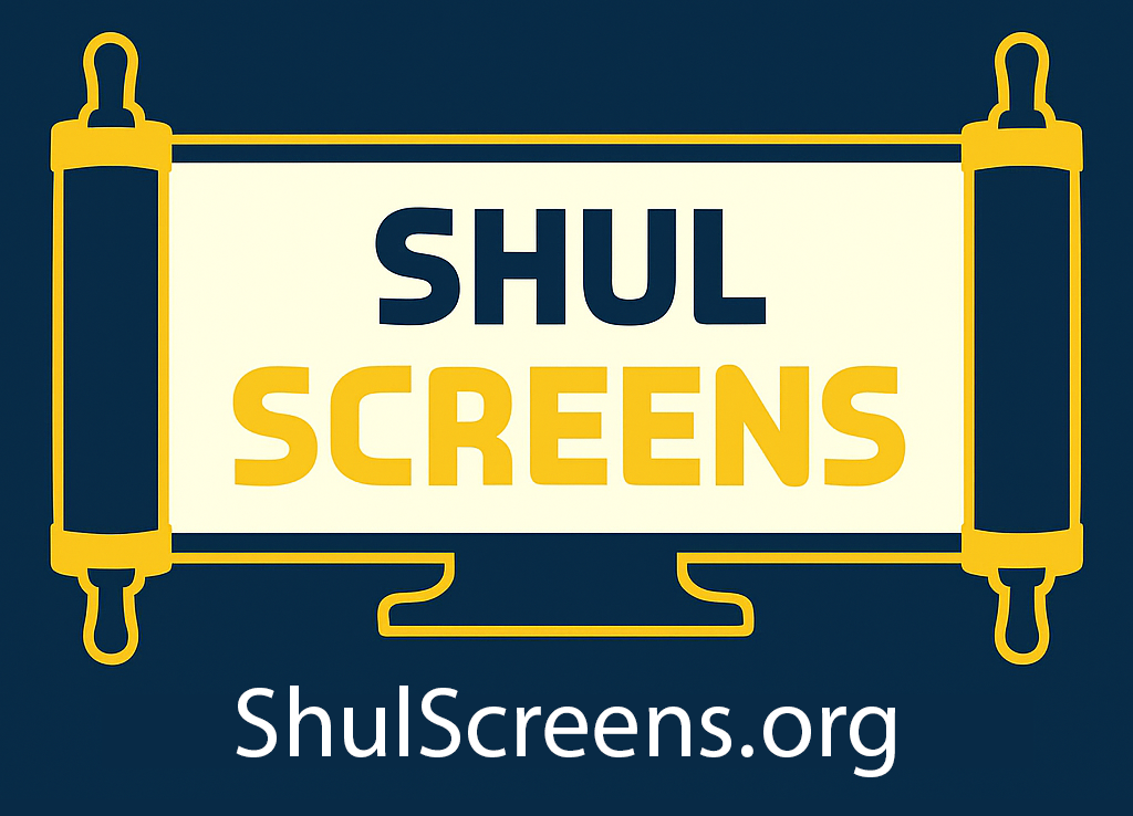 Shul Screens | Beautiful Digital Displays for Shuls & Jewish Communities